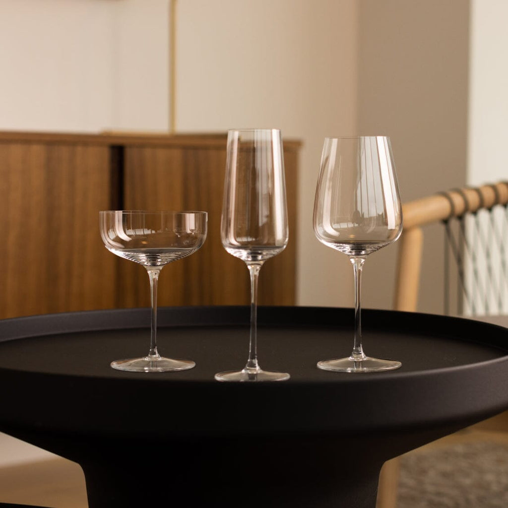 Crystal Stemware Set | Wine Glass Set by Fable Home | Fable Home