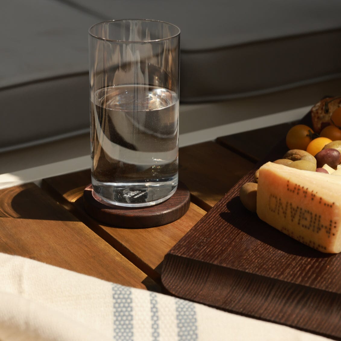 Wood Coasters Set | Ash Wood Coaster by Fable Home | Fable Home